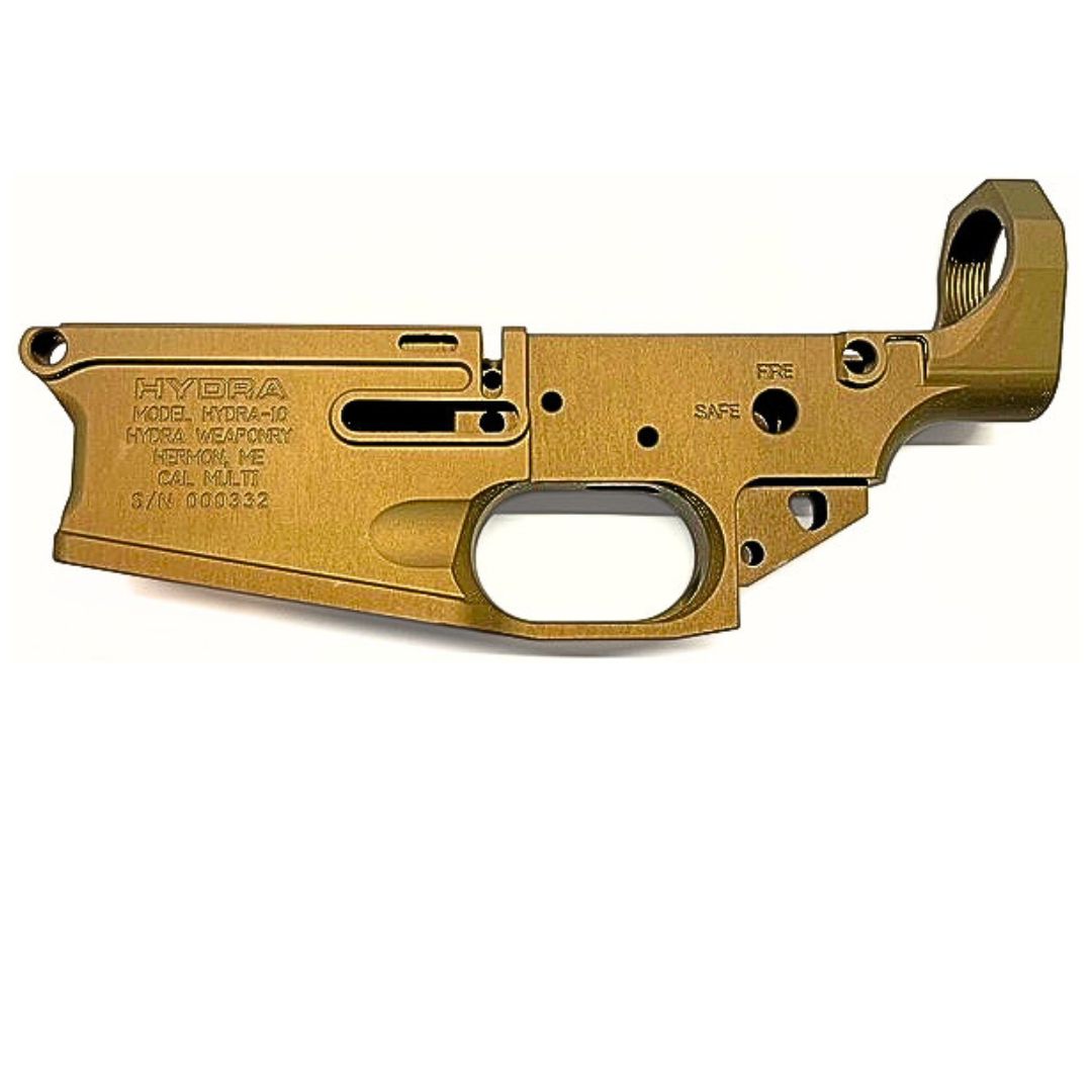 Hydra Weaponry | HYDRA 10 STRIPPED LOWER RECEIVER (TAN)